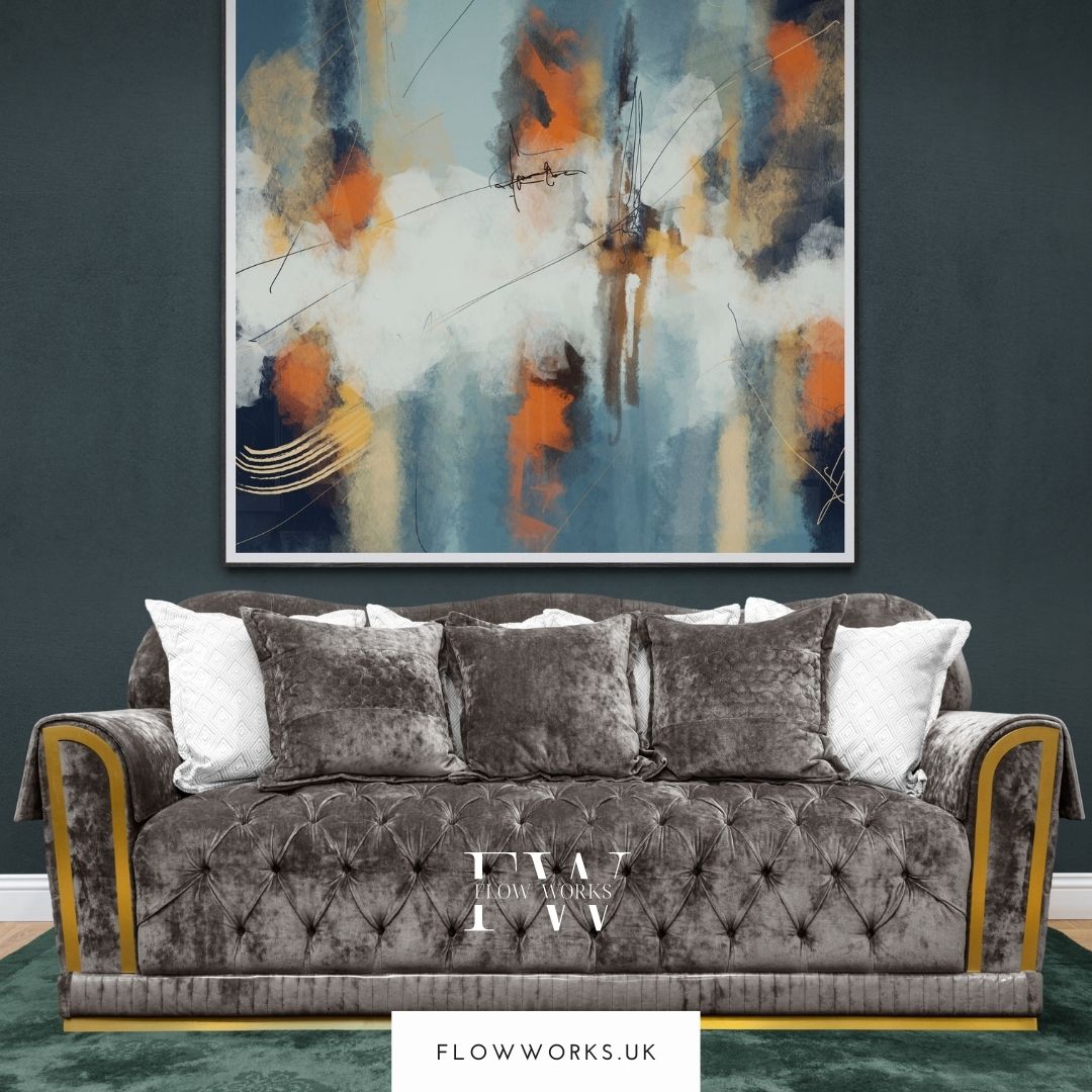 Rustic Abstract Digital Painting 25 Limited Edition Prints - Flow Works ...